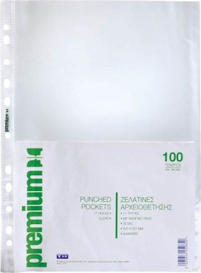 A&G Paper Πλαστικές Ζελατίνες για Έγγραφα Τύπου "Π" A4 με Τρύπες 10τμχ ...