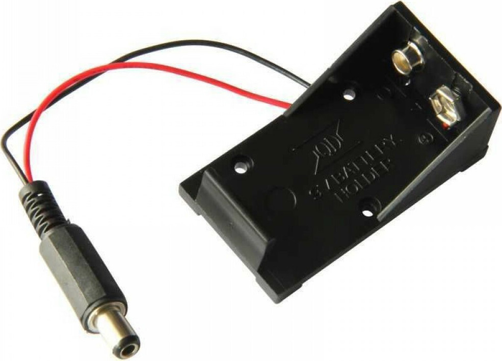 Battery Holder/Case with DC Connector 9V | Skroutz.gr