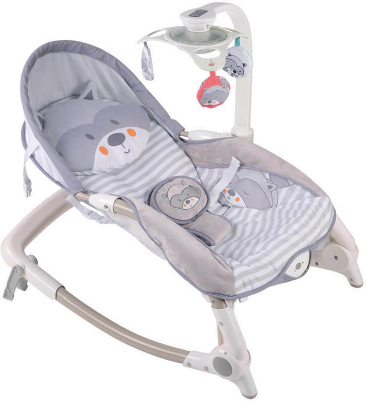 Bebe Stars Ηλεκτρικό Relax Μωρού Raccoon με Μουσική και Δόνηση για ...