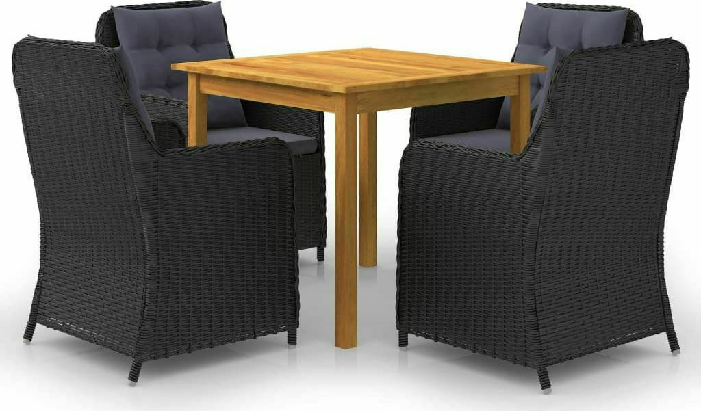 Σετ Τραπεζαρίας Εξωτερικού Χώρου με Μαξιλάρια 5τμχ 3067729 | Skroutz.gr