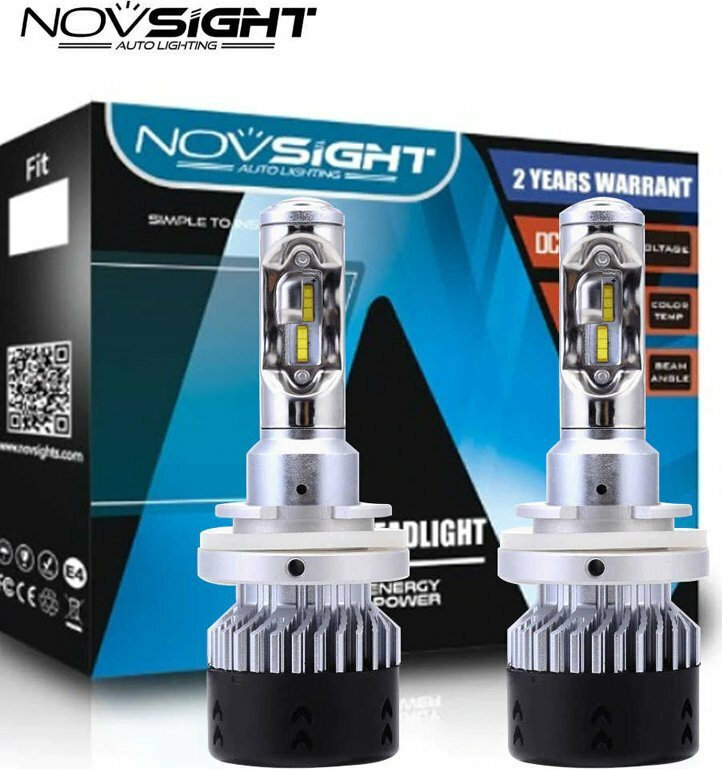 NovSight Λάμπες Αυτοκινήτου N7 Mini Size H4 LED 6500K 12-24V 70W 2τμχ ...