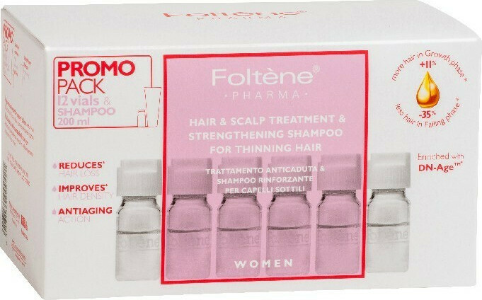 Foltene Hair & Scalp Treatment Αμπούλες Μαλλιών Ενδυνάμωσης για ...
