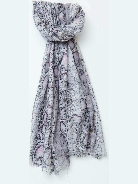 Fragola SC71 Γυναικείο Φουλάρι Pink/Snake | Skroutz.gr