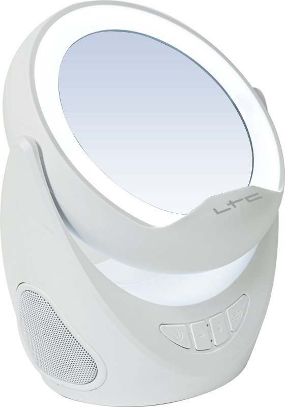 LTC Audio Mirror Phone Ηχείο Bluetooth 6W με Ραδιόφωνο Λευκό | Skroutz.gr