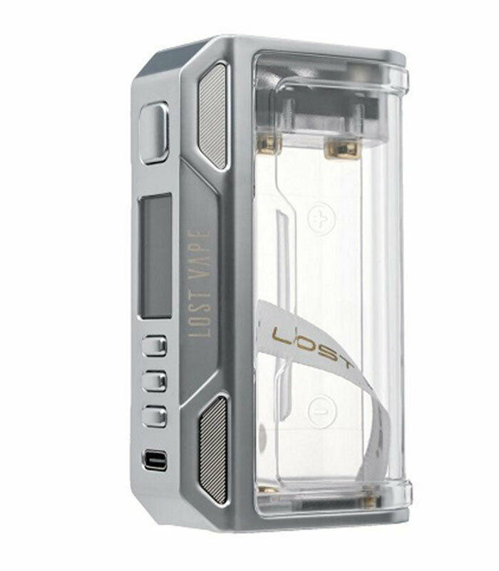 Lost Vape Box Mod Thelema Quest Mod 200W Clear Silver | Skroutz.gr