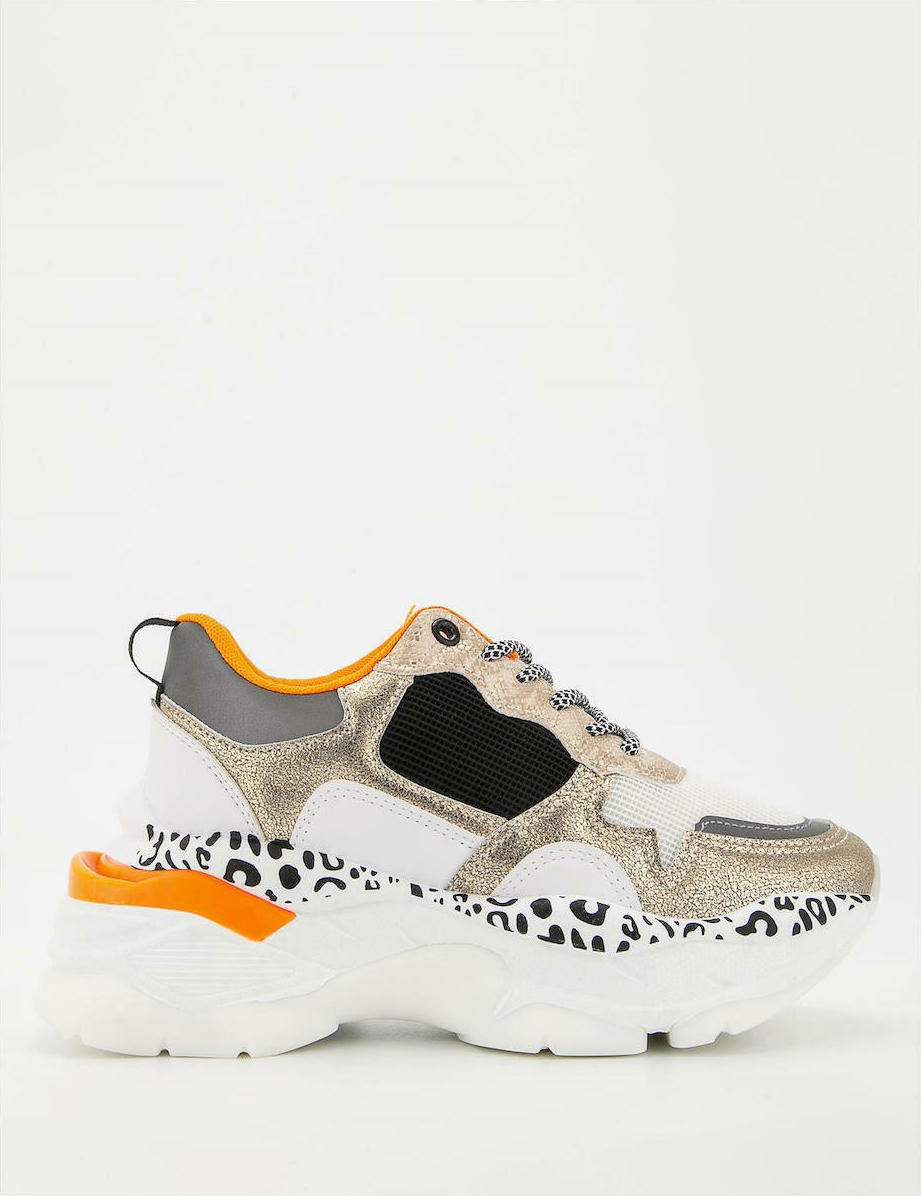 Olympic Stores 017416 Γυναικεία Chunky Sneakers Πολύχρωμα | Skroutz.gr