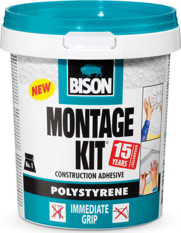 Bison Montage Kit Polystyrene Ξυλόκολλα 1kg | Skroutz.gr