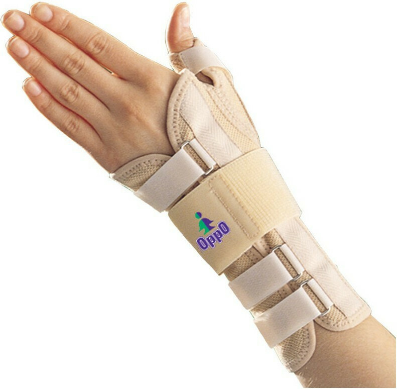 Oppo 3182 Ρυθμιζόμενος Νάρθηκας Καρπού Αριστερής Πλευράς με Αντίχειρα σε Μπεζ Χρώμα | Skroutz.gr