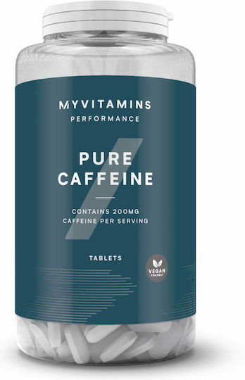 Myvitamins Pure Caffeine 200 ταμπλέτες | Skroutz.gr