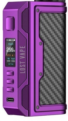 Lost Vape Box Mod Thelema Quest Mod 200W Purple Carbon Fiber | Skroutz.gr