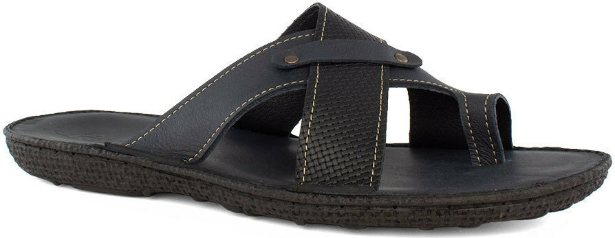 Castor Anatomic 2213 Δερμάτινα Ανδρικά Σανδάλια σε Μαύρο Χρώμα | Skroutz.gr