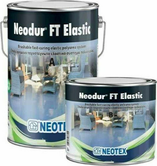 Neotex Neodur FT Elastic Επαλειφόμενο Στεγανωτικό 5.5kg Κεραμιδί ...