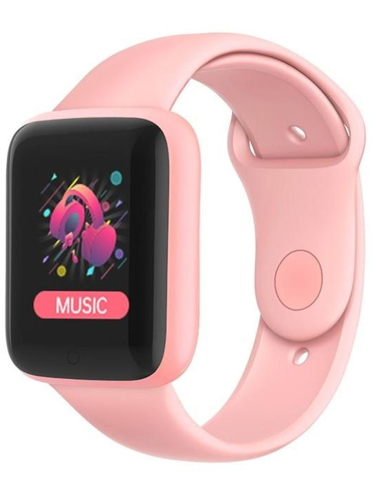 Macaron Color Smartwatch (Ροζ) | Skroutz.gr