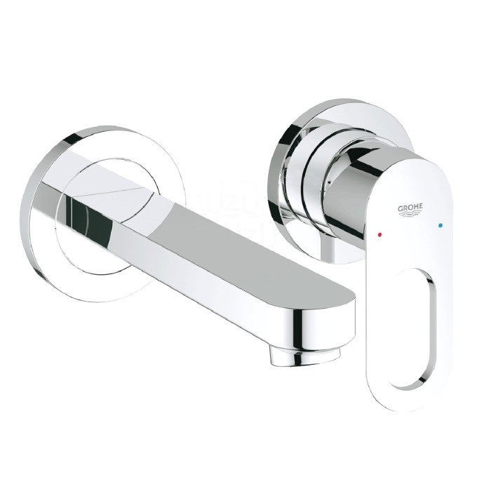 Grohe Bauloop New 20289001 Σετ Μίκτης & Στόμιο Εντοιχισμού για Νιπτήρα ...