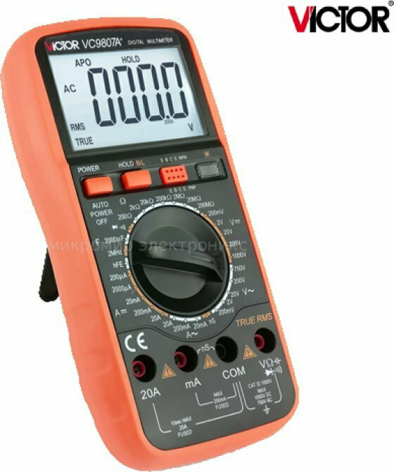Victor-Multimeter True Rms Vc 9807A Ψηφιακό Πολύμετρο True RMS με ...
