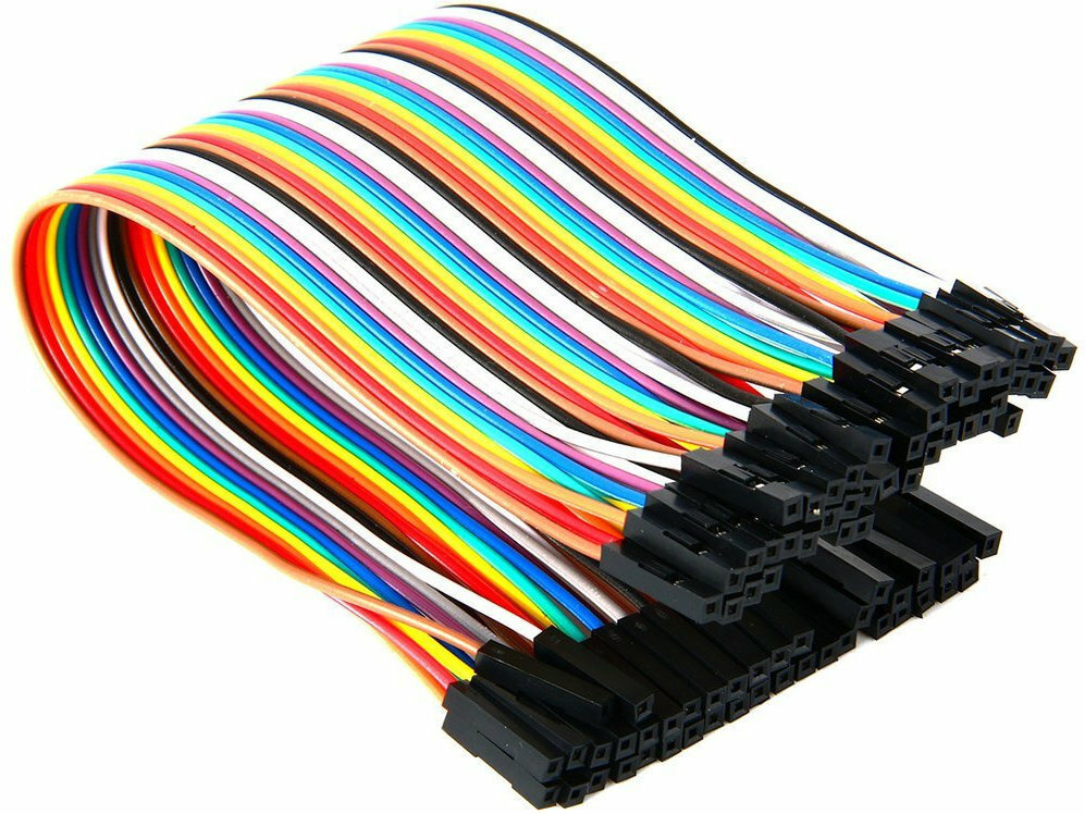 40pcs Small Female to Female Dupont Wires/Cables for Arduino (10cm) (F ...