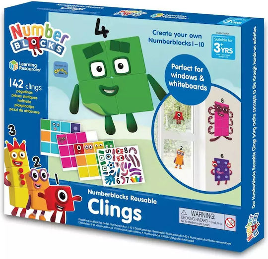 Learning Resources Numberblocks Reusable Clings Εκπαιδευτικό Παιχνίδι ...