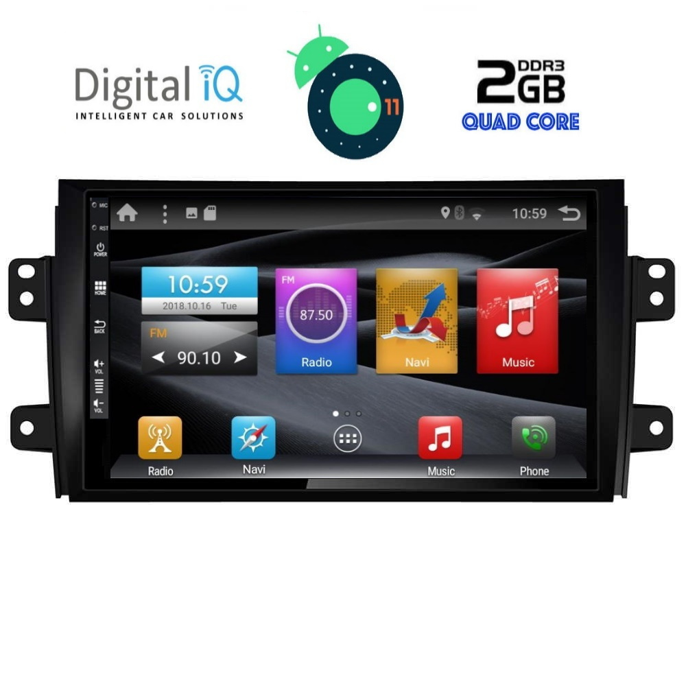 Digital IQ Ηχοσύστημα Αυτοκινήτου για Fiat Sedici / Suzuki SX4 2005 ...