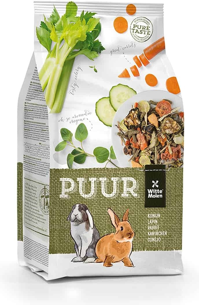 Witte Molen Τροφή για Κουνέλι Puur Rabbit 600gr 78043 | Skroutz.gr