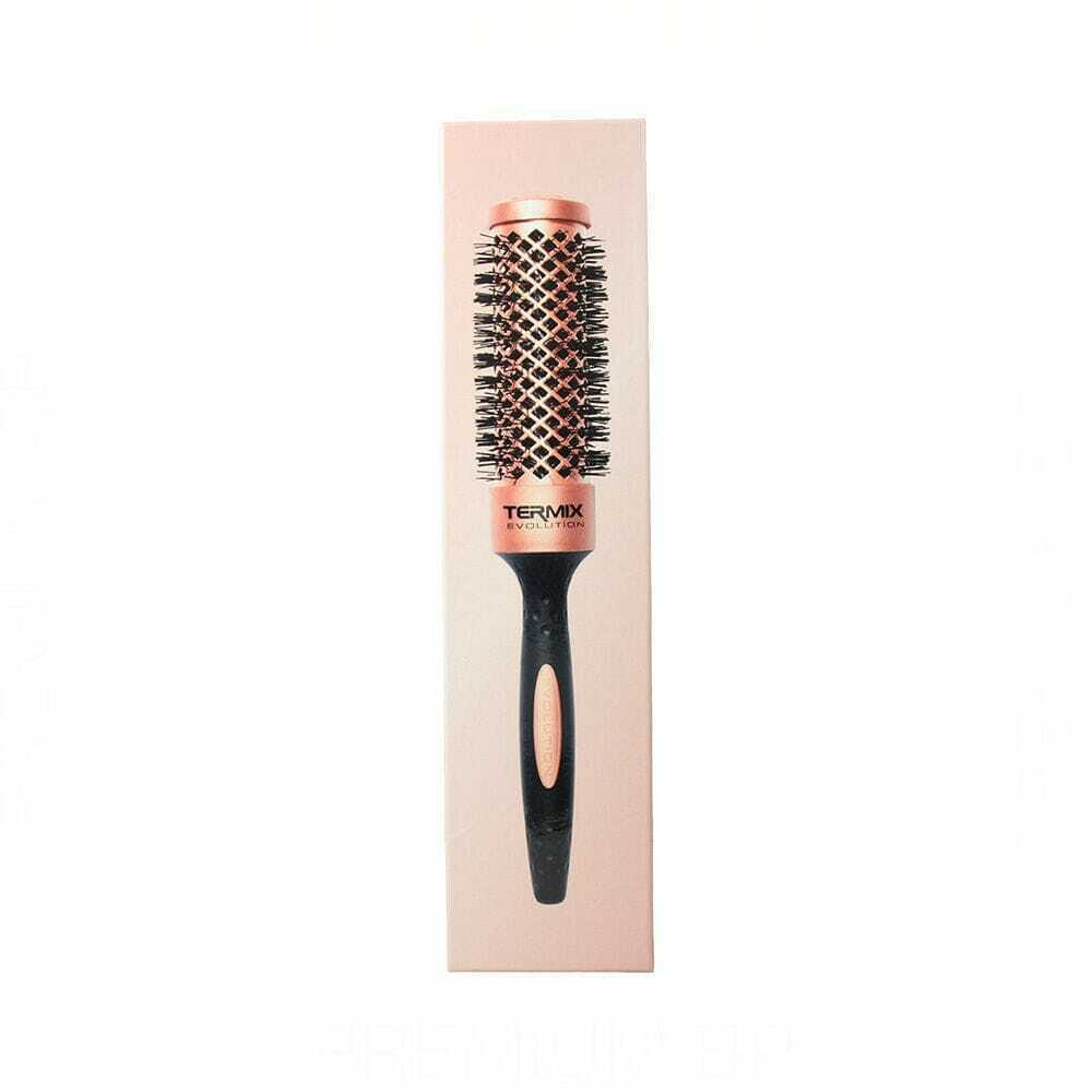 Termix Round Brush Evolution Βούρτσα Μαλλιών για Ίσιωμα Ροζ Χρυσή 32mm | Skroutz.gr