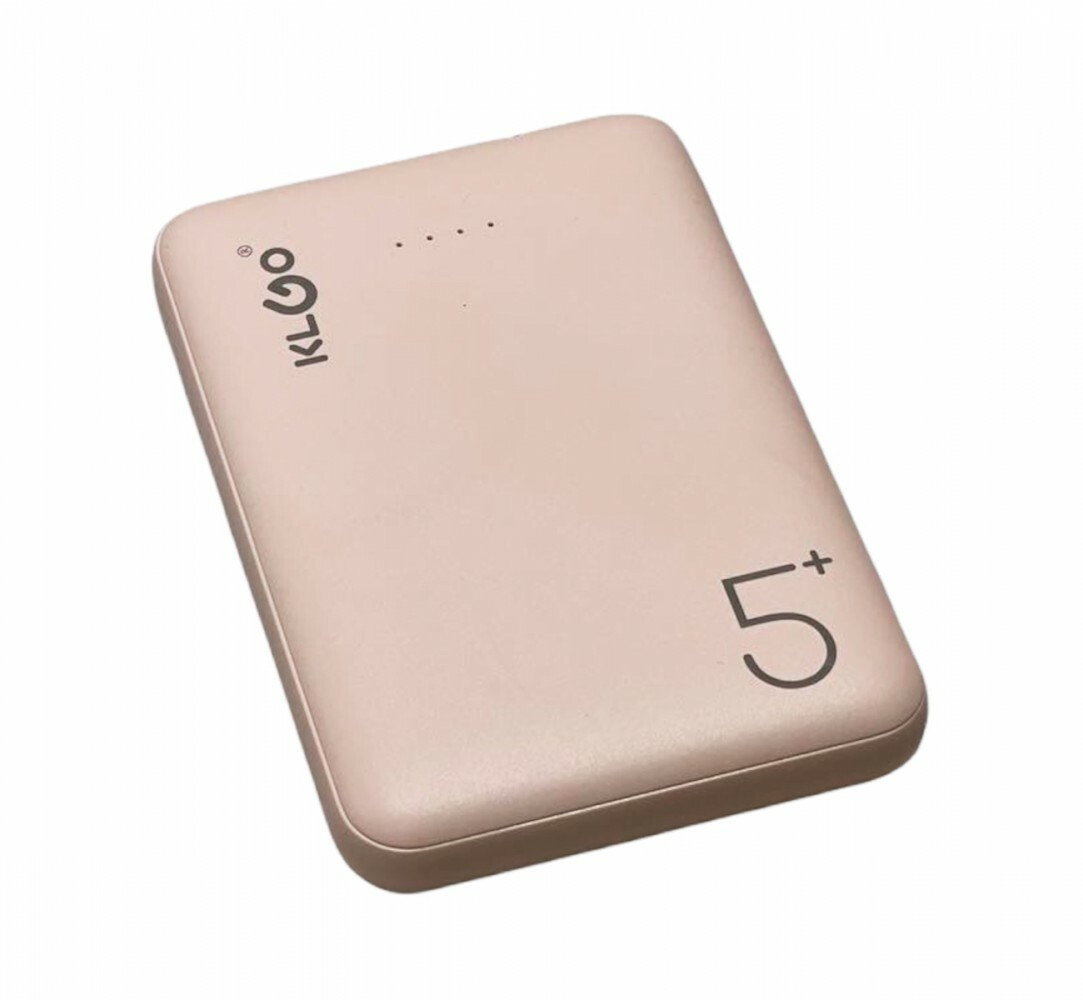 KLGO KP-55 Power Bank 5000mAh με 2 Θύρες USB-A Ροζ | Skroutz.gr