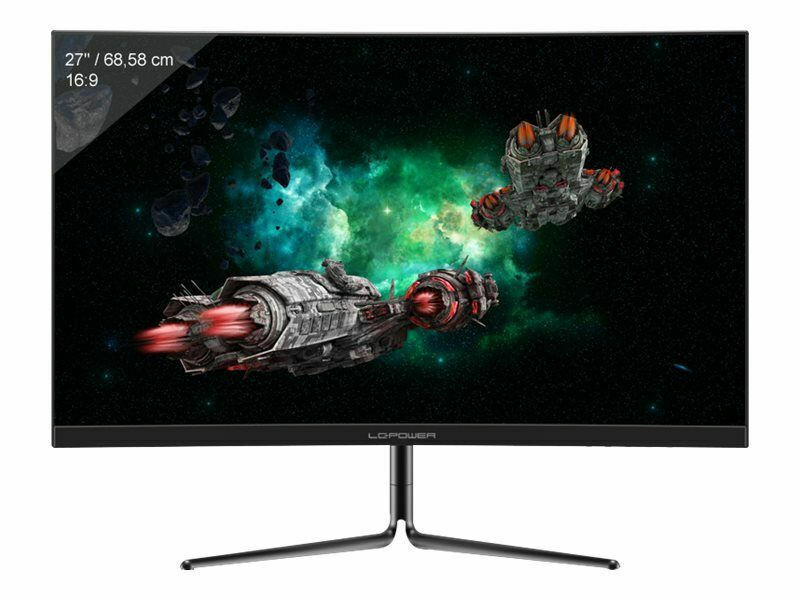 LC-Power LC-M27-FHD-165-C-V2 VA Curved Gaming Monitor 27" FHD 1920x1080 ...