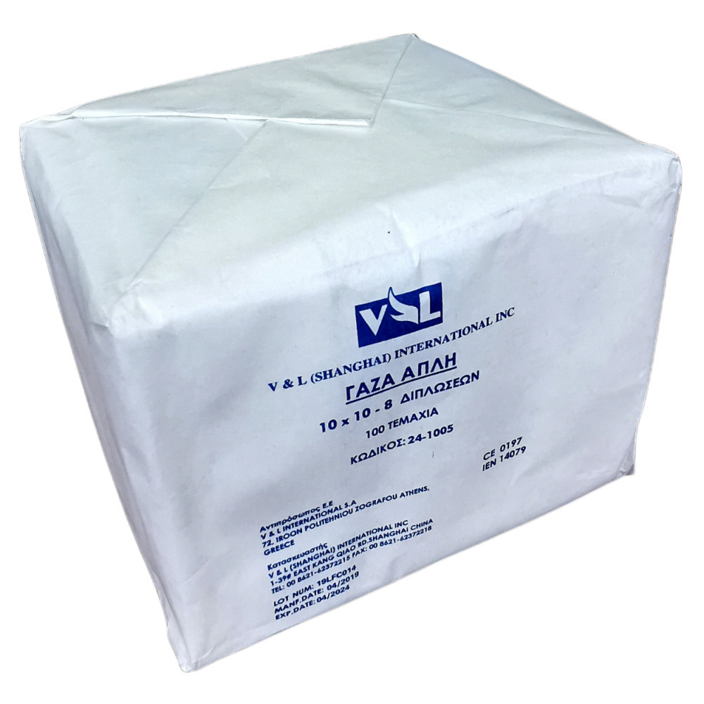 Violak Μη Αποστειρωμένες Γάζες 8ply 10x10cm 100τμχ | Skroutz.gr