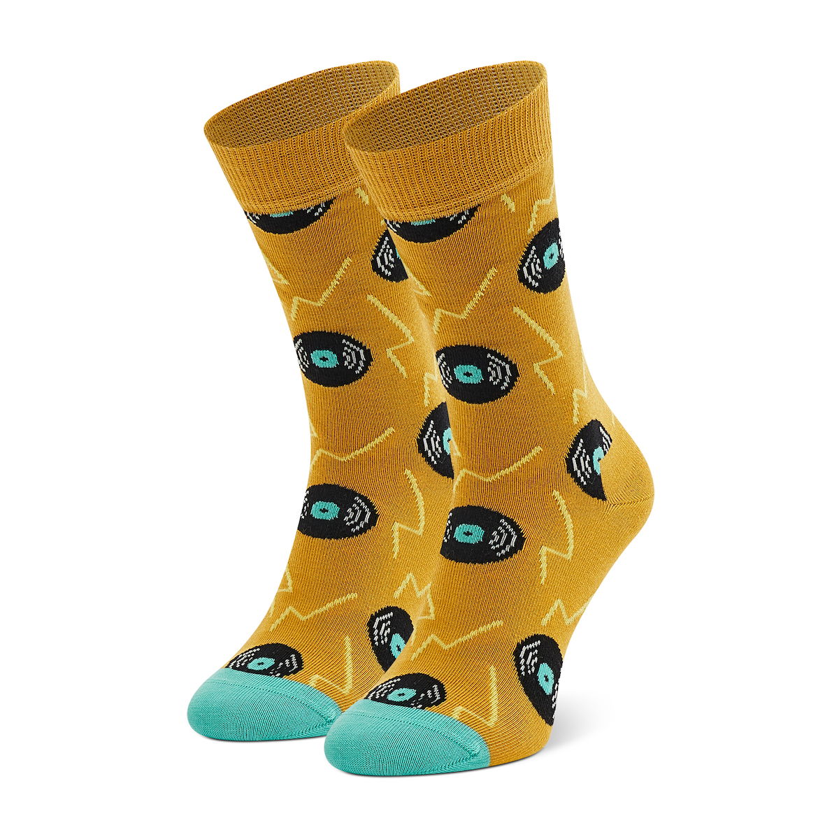 Happy Socks Unisex Κάλτσες με Σχέδια Κίτρινες VIN01-2400 | Skroutz.gr