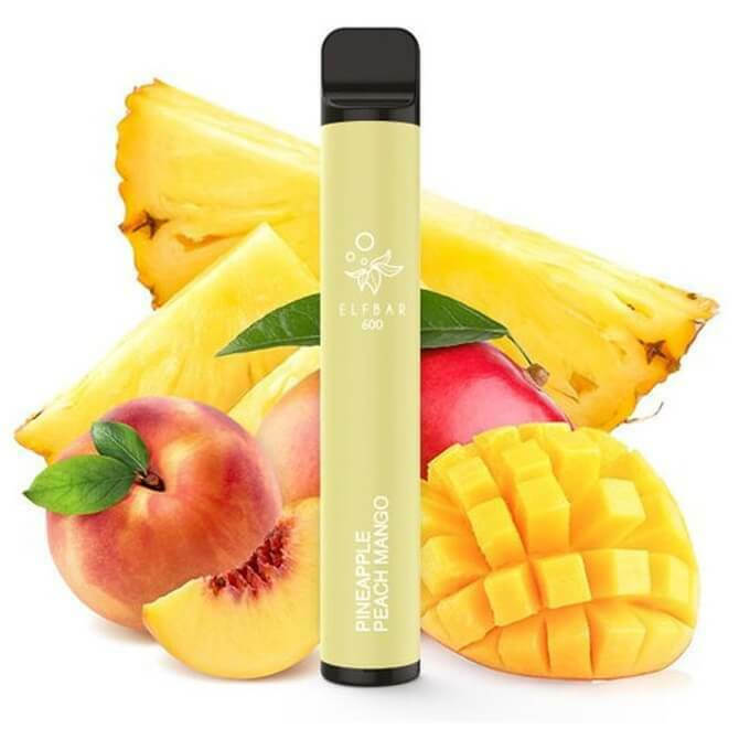 Elf Bar 600 Pineapple Peach Mango Disposable Pod Kit 2ml με ...