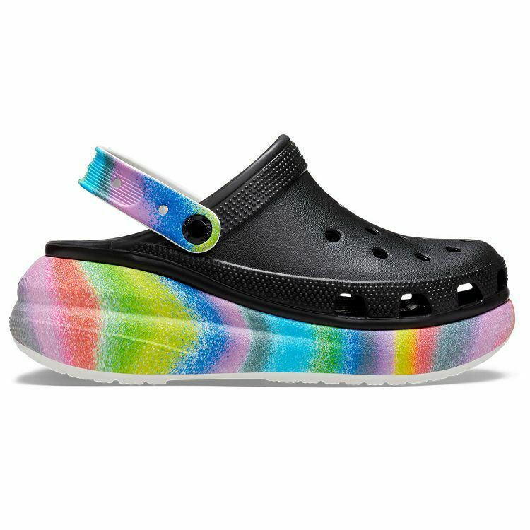 Crocs Classic Crush Spray Dye Σαμπό Μαύρα 208057-0C4 | Skroutz.gr