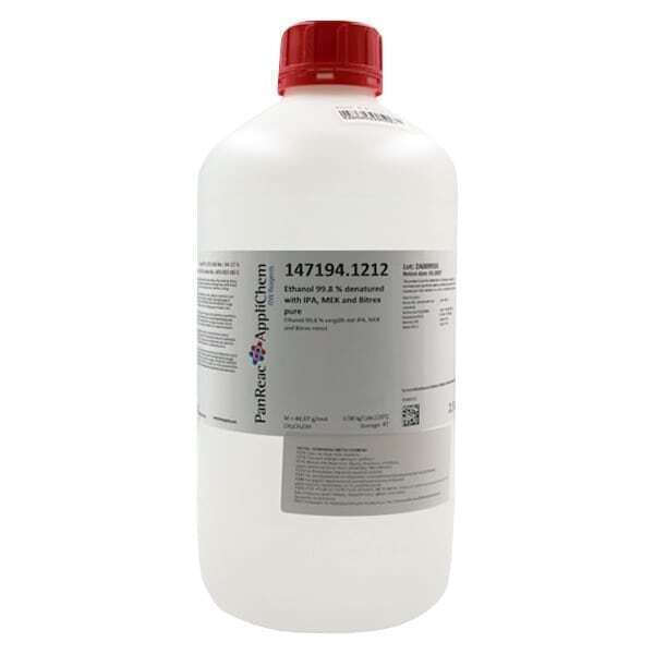 PanReac Applichem Ethanol 99 8% Denatured 2500ml 1τμχ | Skroutz.gr