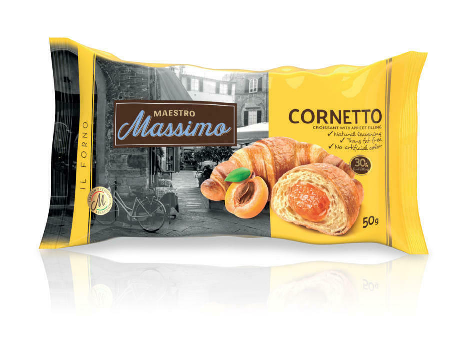 Maestro Massimo Κρουασάν Cornetto Apricot με Γεύση Βερίκοκο 50gr ...