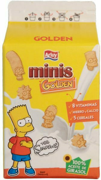 Arluy Μπισκότα Minis The Simpsons Βανίλια 135gr | Skroutz.gr