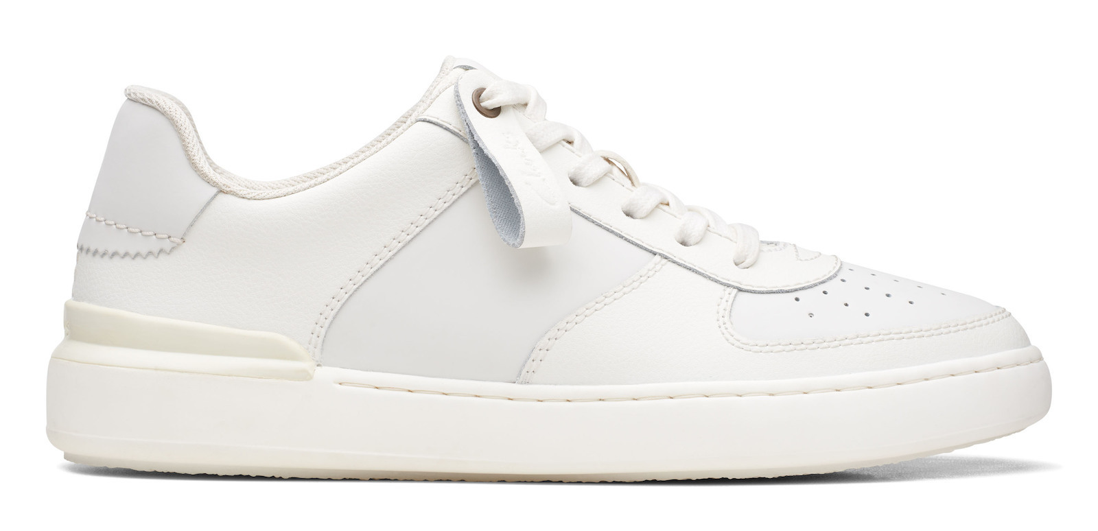 Clarks Courtlite Tor Ανδρικά Ανατομικά Sneakers Λευκά 26167365 | Skroutz.gr