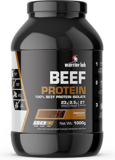 Warrior Lab Beef Protein με Κρεατίνη Χωρίς Γλουτένη & Λακτόζη με Γεύση ...