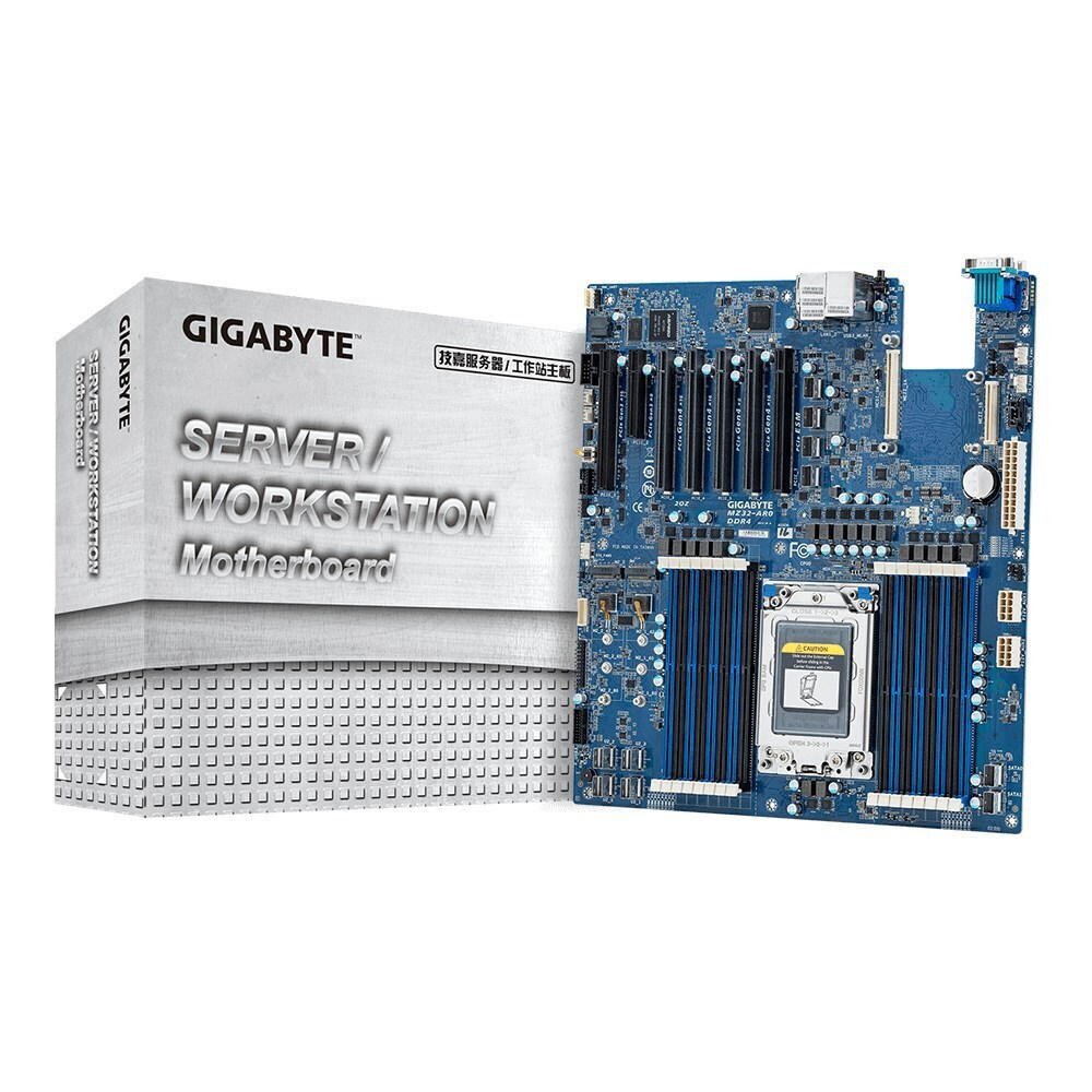 Gigabyte MZ32-AR0 SoC Motherboard Extended ATX με AMD SP3 Socket ...