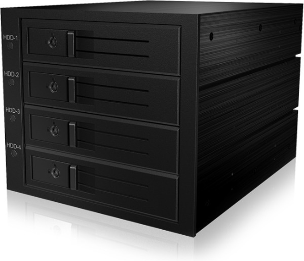 RaidSonic Icy Box IB-564SAS-12G Backplane for 4x HDD for 3x 5,25" bay ...