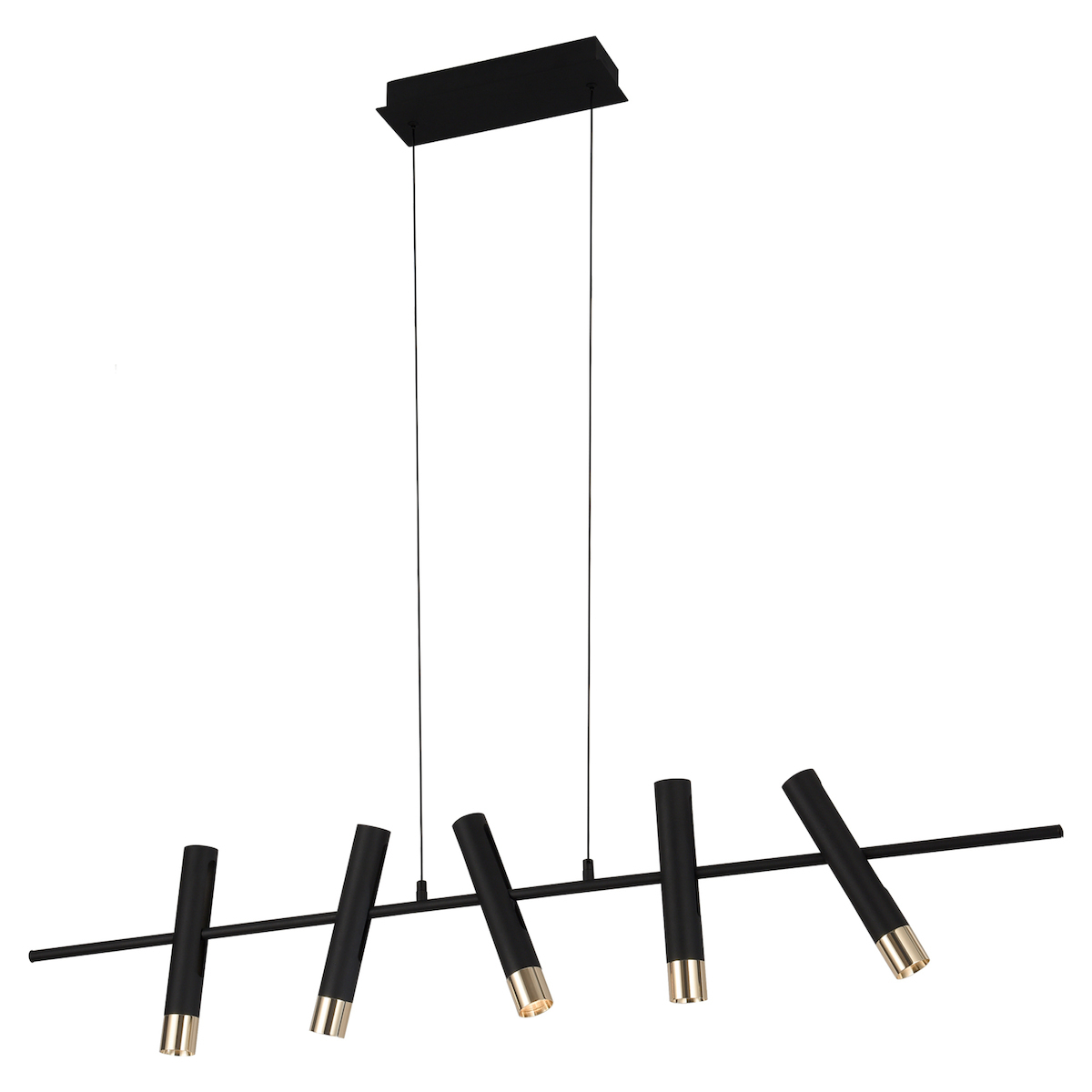 Ravenna Vienna Μοντέρνο Κρεμαστό Φωτιστικό με Ενσωματωμένο LED σε Μαύρο ...