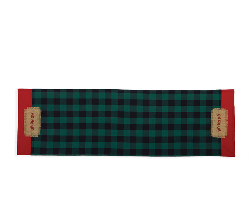 Nef-Nef Χριστουγεννιάτικο Τραπεζομάντηλο Ράνερ Υφασμάτινο Πράσινο ...