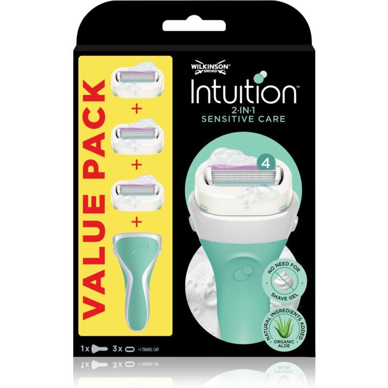 Wilkinson Sword Intuition 2 in 1 Sensitive Care Ξυραφάκι Σώματος για ... Wilkinson Sword Intuition 2 in 1 Sensitive Care Ξυραφάκι Σώματος για ...