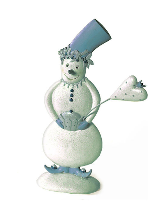 Zaros Christmas Figure SNowman White Height 26cm TM201 | Skroutz.mt