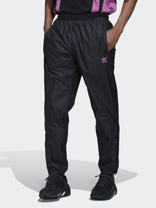 Adidas Rekive Παντελόνι Φόρμας με Λάστιχο Μαύρο HK7319 | Skroutz.gr