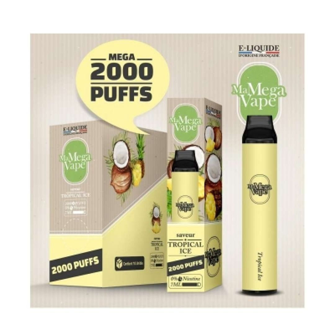 E-Liquid France Tropical Ice Pod Kit 7ml με Ενσωματωμένη Μπαταρία 2000 ...