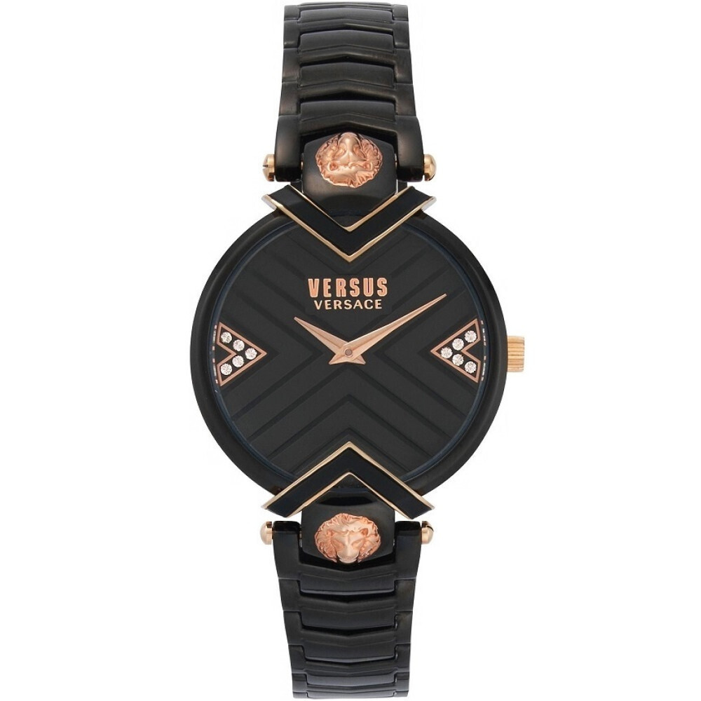 Versus by Versace Ρολόι με Μεταλλικό Μπρασελέ σε Μαύρο χρώμα VSPLH1619 ...