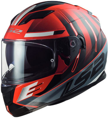 LS2 FF320 Stream Evo Shadow Red/White Κράνος Μηχανής Full Face ECE 22. ...