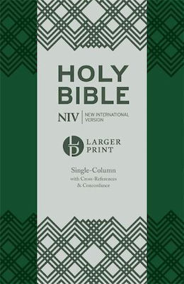 NIV Larger Print Compact Single Column Reference Bible | Skroutz.gr