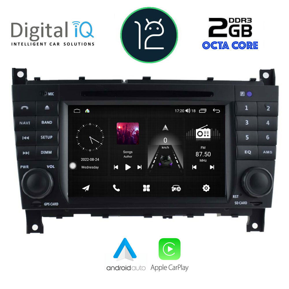 Digital IQ Ηχοσύστημα Αυτοκινήτου για Mercedes-Benz C Class W203 2004 ...