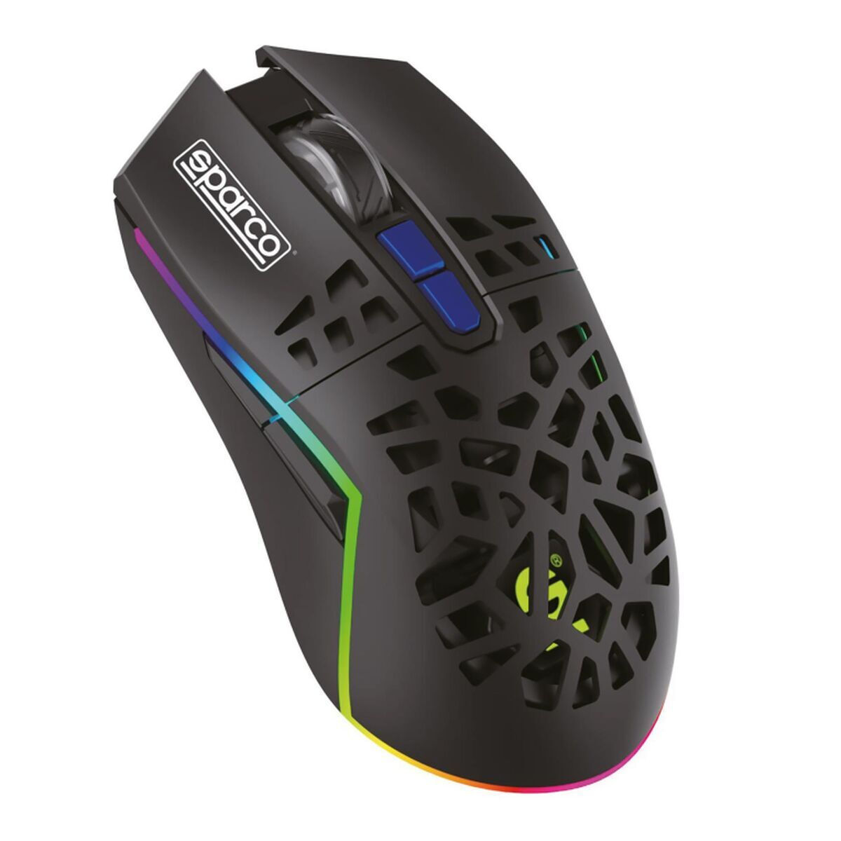 Sparco SPWMOUSE Ασύρματο RGB Gaming Ποντίκι 4800 DPI Μαύρο | Skroutz.gr