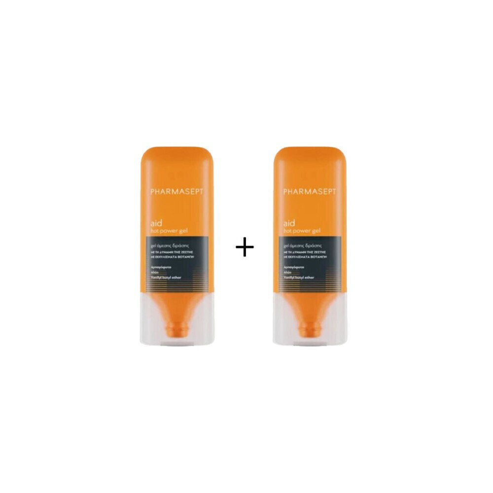 Pharmasept Hot Power Gel Plus Θερμαντική Γέλη 2x100ml | Skroutz.gr