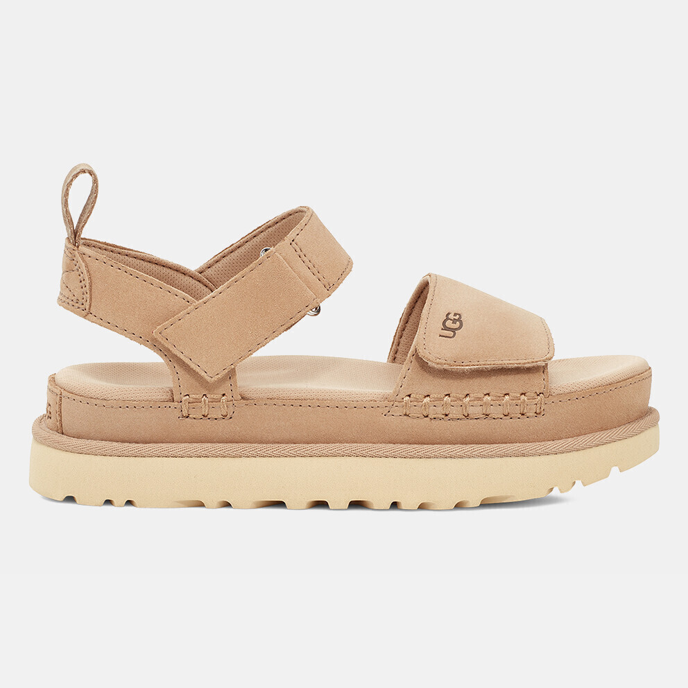 Ugg Australia Goldenstar Γυναικεία Σανδάλια Flatforms Driftwood 1136783 ...
